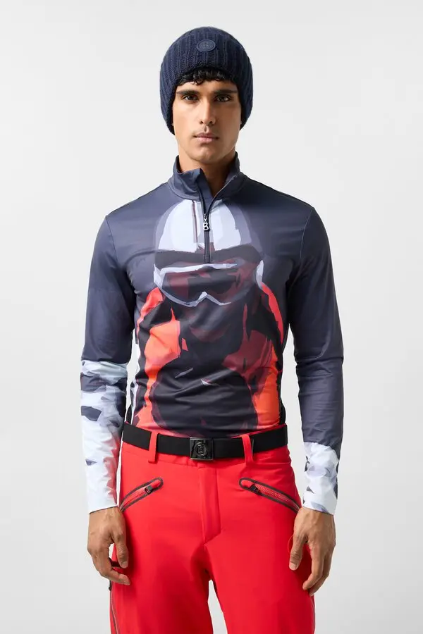 Bogner First Layer Verti - Anthracite/red