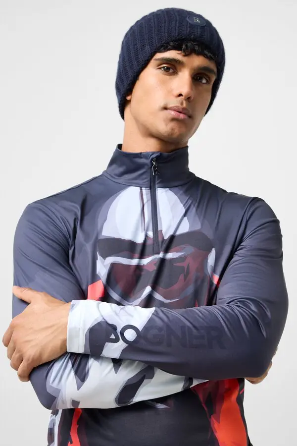 Bogner First Layer Verti - Anthracite/red