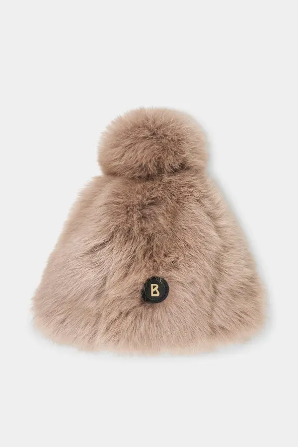 Bogner Aria Lambskin Hat - Hazel