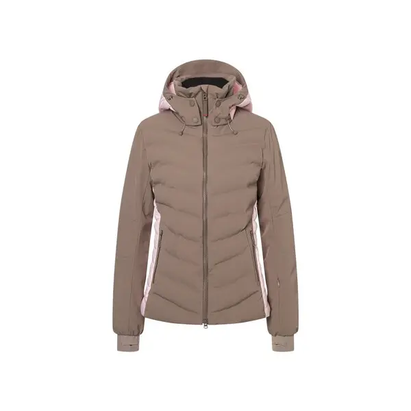 Bogner Janka Ski Jacket - Taupe/pink