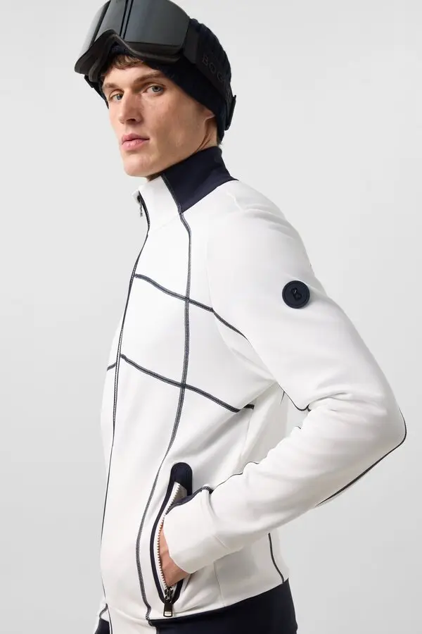 Bogner Hayo Mid-layer Jacket - Off-white/navy