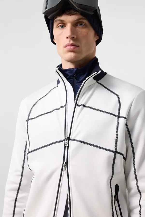 Bogner Hayo Mid-layer Jacket - Off-white/navy