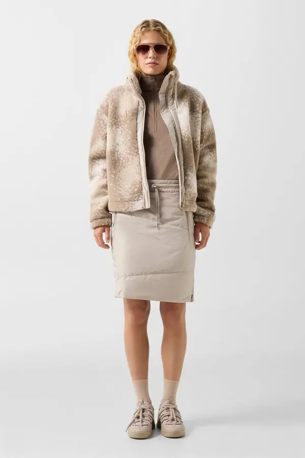 Bogner Belva Functional Quilted Skirt - Beige