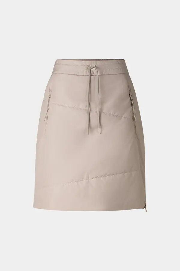 Bogner Belva Functional Quilted Skirt - Beige