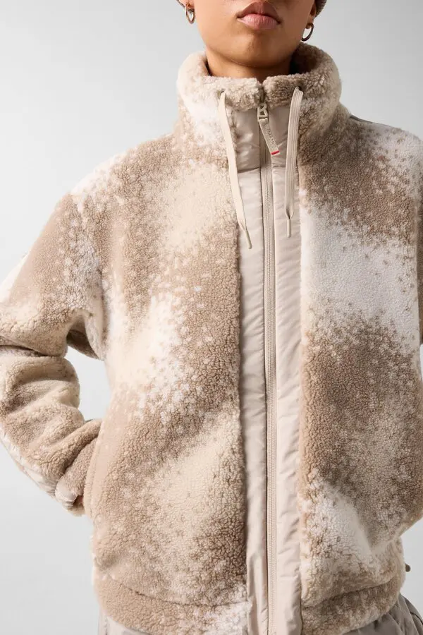 Bogner Ninetta Mid-layer Teddy Jacket - Beige/brown