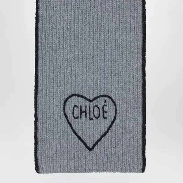 Chloé Encoeur Wool And Cashmere Scarf