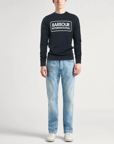 Barbour Sweatshirt Midnight Size Cotton, Polyester