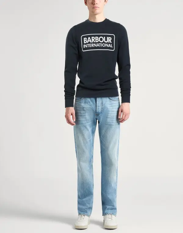 Barbour Sweatshirt Midnight Size Cotton, Polyester