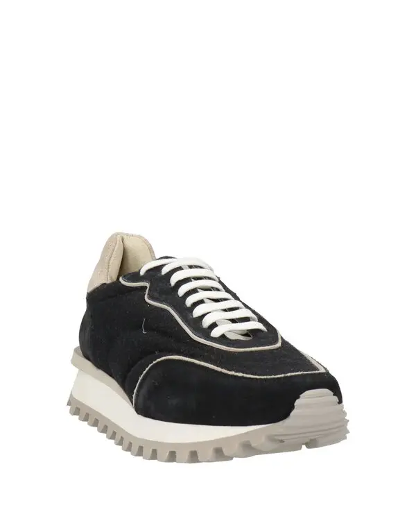 Eleventy Sneakers Size Leather, Textile Fibers
