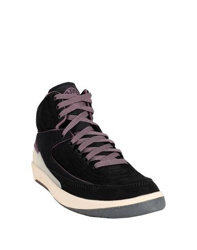 JORDAN Sneakers Charcoal Size Leather, Textile Fibers