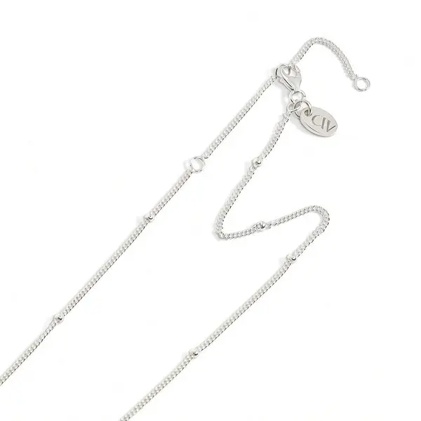 CHARLOTTE'S WEB JEWELLERY Satellite Curb Chain - Silver