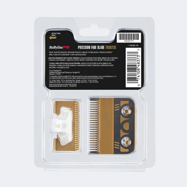 BABYLISSPRO Gold Titanium Mim Precision Fade Blade