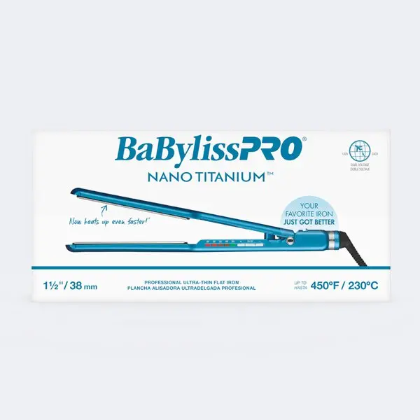 BABYLISSPRO Nano Titanium Digital Ultra-thin Flat Iron