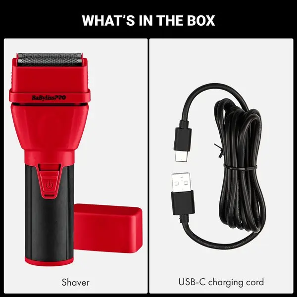 BABYLISSPRO Limited Edition Red Corefx Double-foil Shaver
