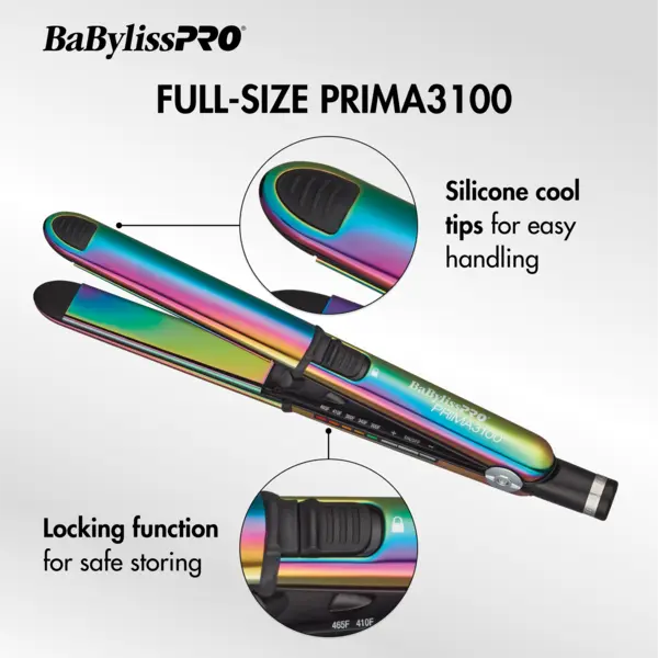BABYLISSPRO Nano Titanium Iridescent Prima Styling Iron Set