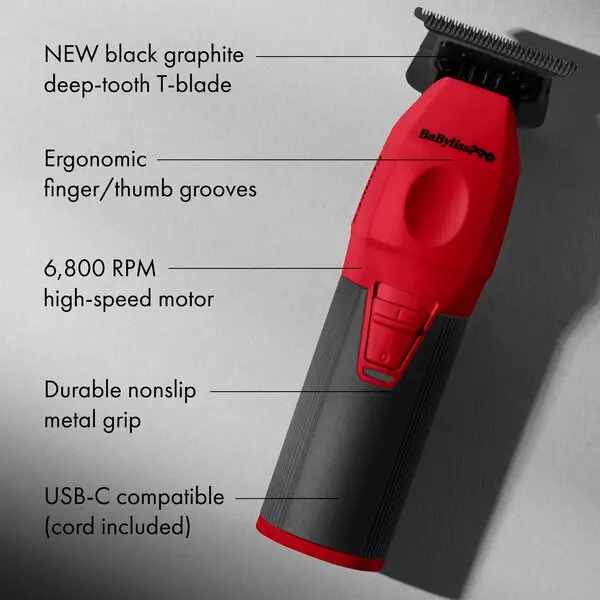 BABYLISSPRO Limited Edition Red Corefx Hair Trimmer