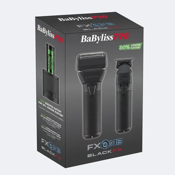 BABYLISSPRO Fxone Matte Black Clipper And Trimmer Prepack