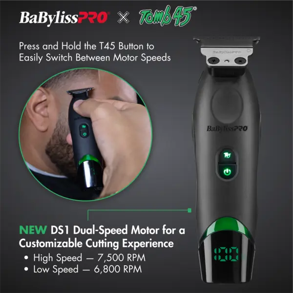 BABYLISSPRO X Tomb45 Wireless-charging Hair Trimmer