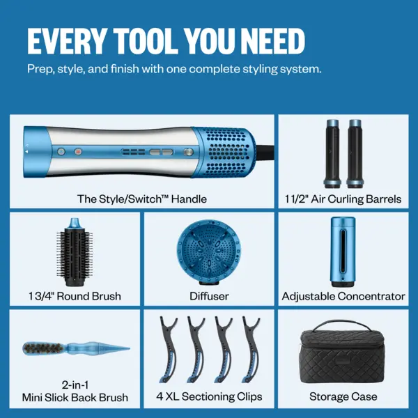 BABYLISSPRO Styleswitch 5-in-1 Multi Styler & Air Styler For Curly & Coily Hair