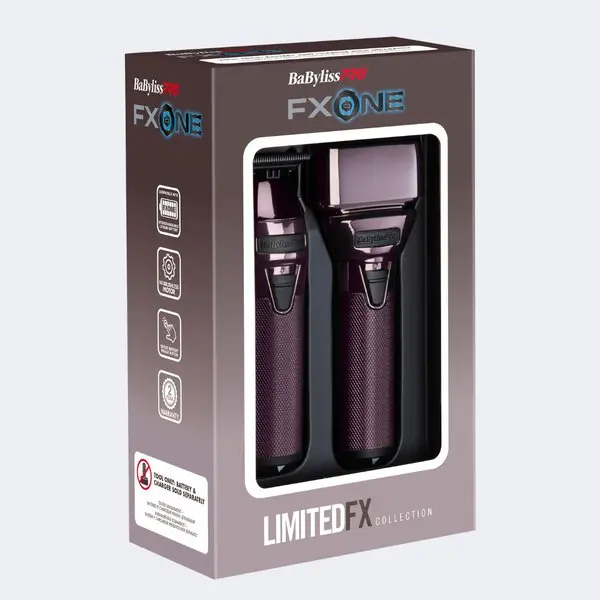 BABYLISSPRO Fxone Limited Nightfall Trimmer & Foil Shaver Combo
