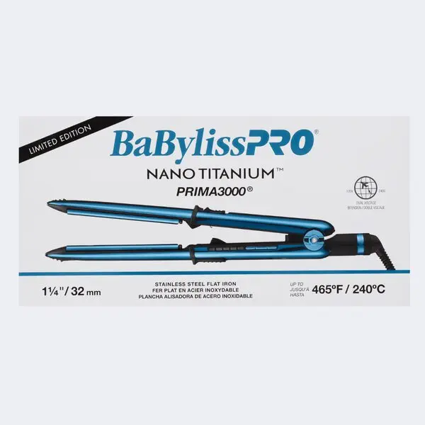 BABYLISSPRO Nano Titanium 1.25" Prima Flat Iron