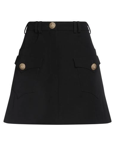 Balmain Mini Skirt Fuchsia Size Virgin Wool