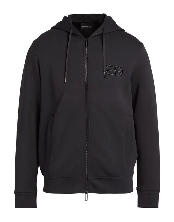 Emporio Armani Sweatshirt Charcoal Size Cotton, Polyester, Elastane