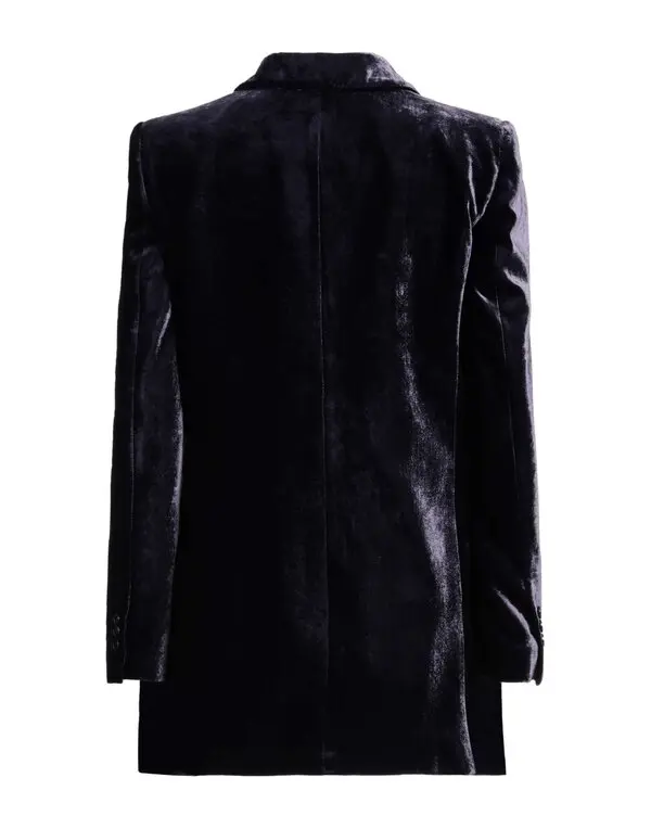 Alberta Ferretti Blazer Dark Size Viscose, Silk