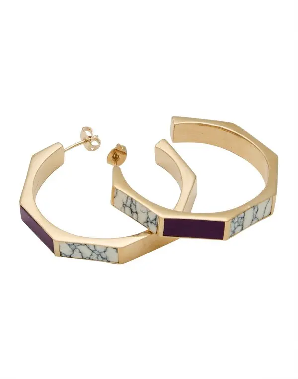 Isabel Marant Étoile Earrings Dark Metal