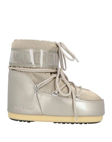 Moon Boot Mb Icon Low Glance Ankle Boots Platinum Size Textile Fibers - Grey