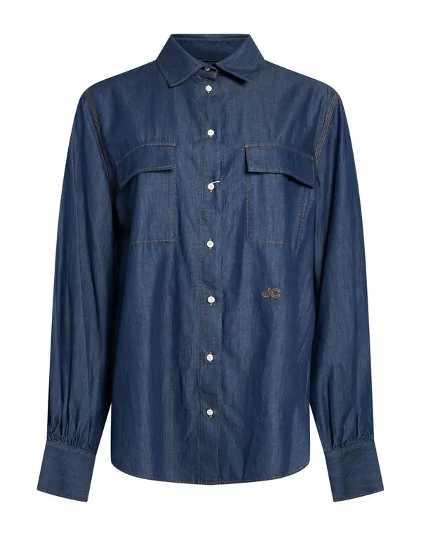 JACOB COHЁN Denim Shirt Size Cotton