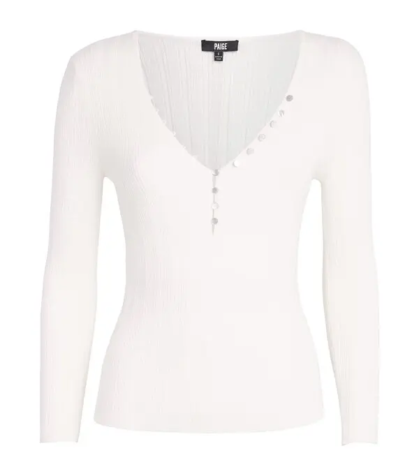 Paige Pointelle Ginnette Top