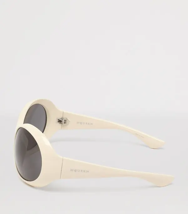 Alexander McQueen Round Kate Sunglasses