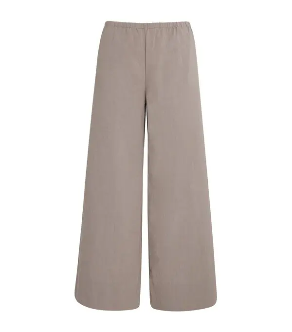 ST. AGNI Stretch-organic Cotton Drawstring Trousers