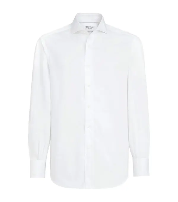 Brunello Cucinelli Cotton Twill Shirt