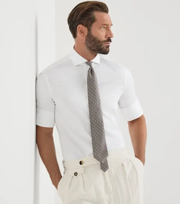 Brunello Cucinelli Cotton Twill Shirt