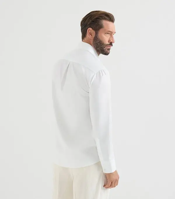 Brunello Cucinelli Cotton Twill Shirt