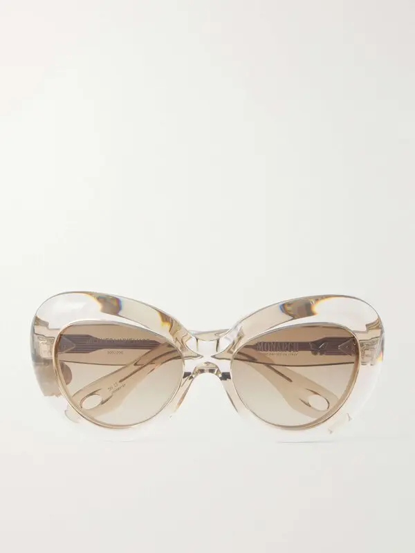 JACQUES MARIE MAGE Monarch Butterfly-frame Acetate Sunglasses