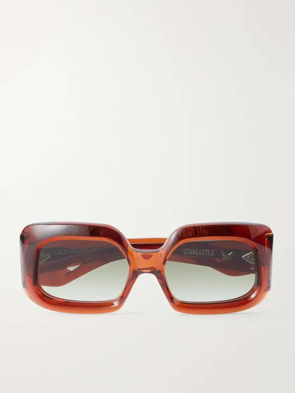 JACQUES MARIE MAGE Starcastle Square-frame Acetate Sunglasses