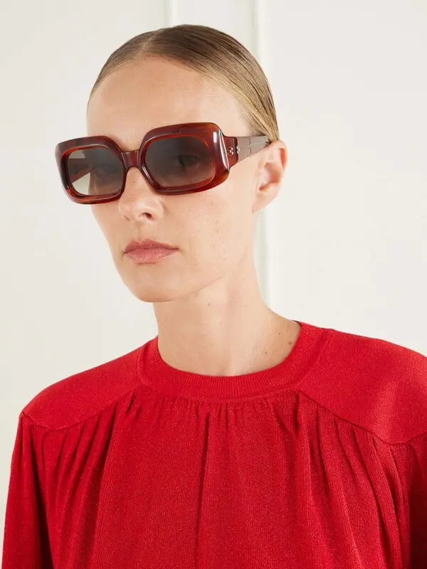 JACQUES MARIE MAGE Starcastle Square-frame Acetate Sunglasses