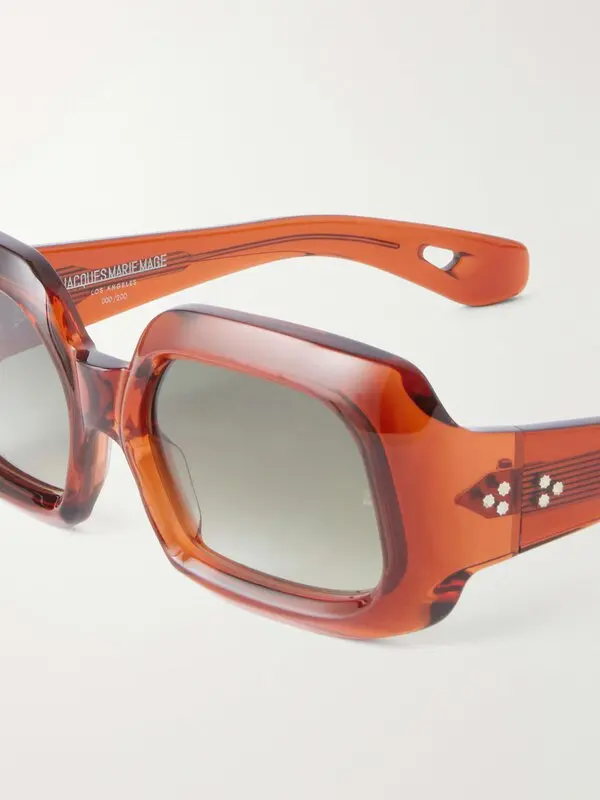 JACQUES MARIE MAGE Starcastle Square-frame Acetate Sunglasses