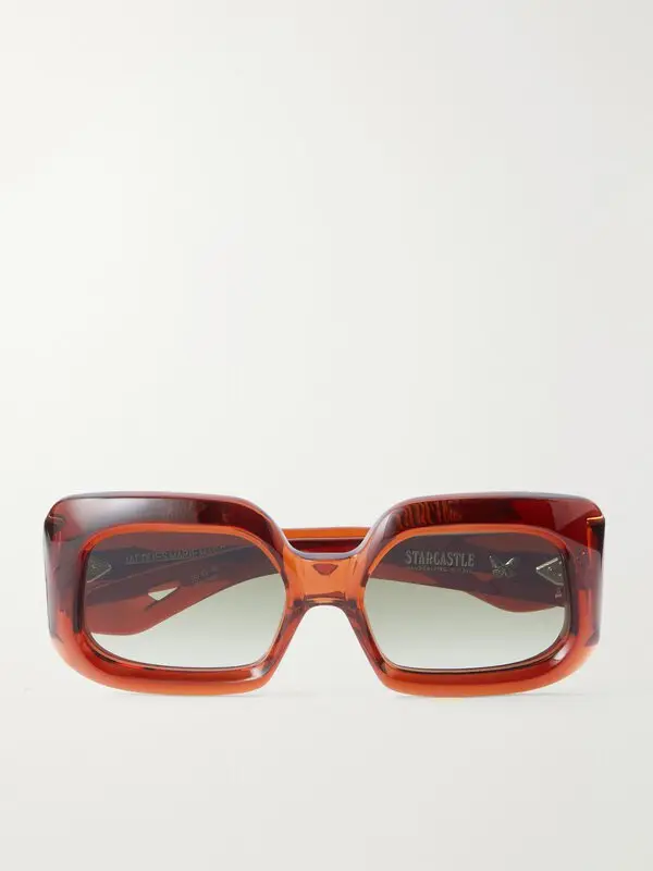JACQUES MARIE MAGE Starcastle Square-frame Acetate Sunglasses