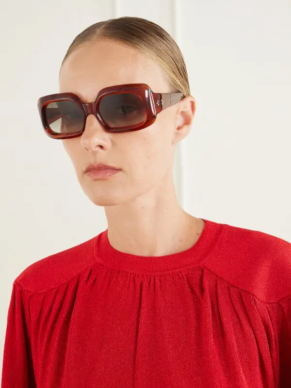 JACQUES MARIE MAGE Starcastle Square-frame Acetate Sunglasses