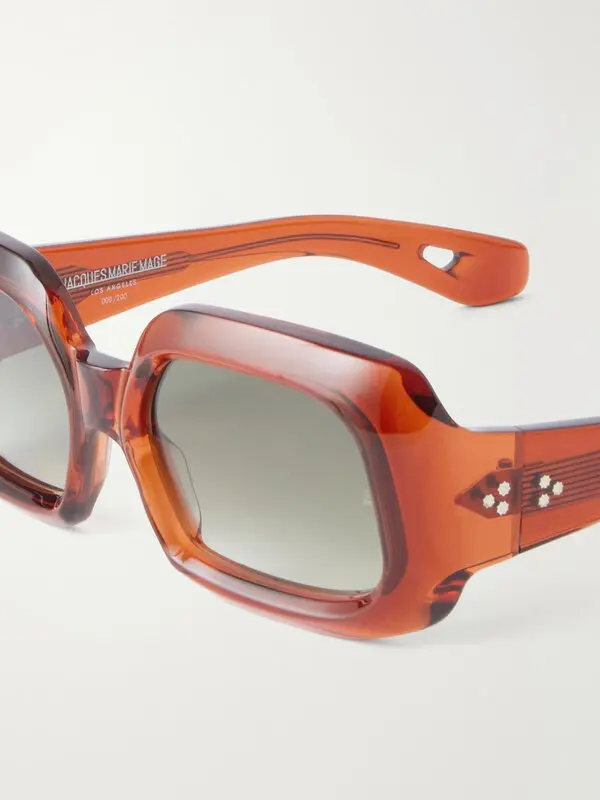 JACQUES MARIE MAGE Starcastle Square-frame Acetate Sunglasses