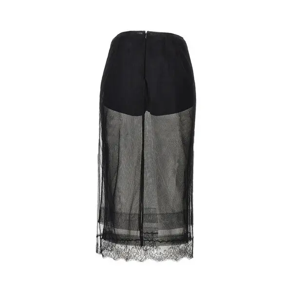 Dolce & Gabbana Tulle Midi Skirt