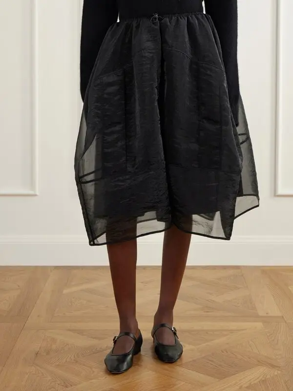 Cecilie Bahnsen Fosia Organza Midi Skirt