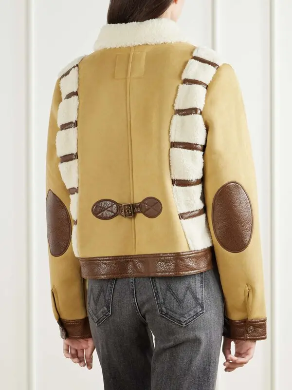 MOTHER The Tripper Puffer Plush-trimmed Jacket