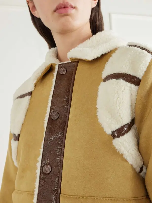 MOTHER The Tripper Puffer Plush-trimmed Jacket