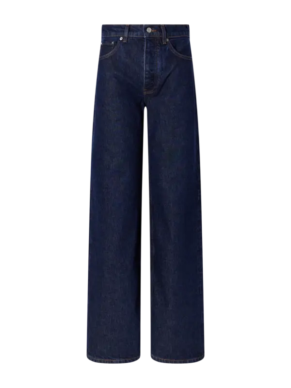 ANINE BING Hugh Jean 34' Straight-leg Jeans - Blue