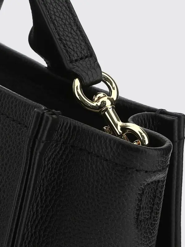 Marc Jacobs The Tote Bag In Grained Leather - Black